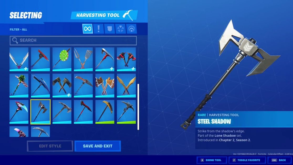 Steel Shadow Pickaxe – GAMERPILLAR
