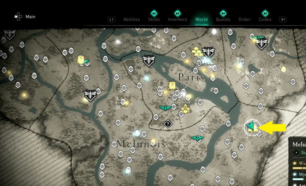 All Treasure Hoard Maps Locations (Melun, Paris) | The Siege of Paris ...