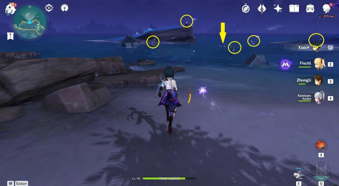Seirai Island: All Lightning Strike Probe Puzzles | Genshin Impact 2.1 ...