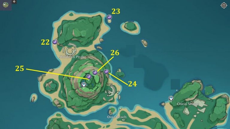 Tsurumi Island: All 30 Electroculus Locations | Genshin Impact 2.2 ...