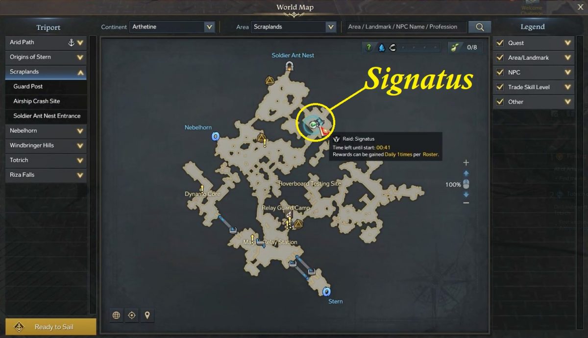 Where to find the World Boss Signatus Location in Lost Ark – GAMERPILLAR