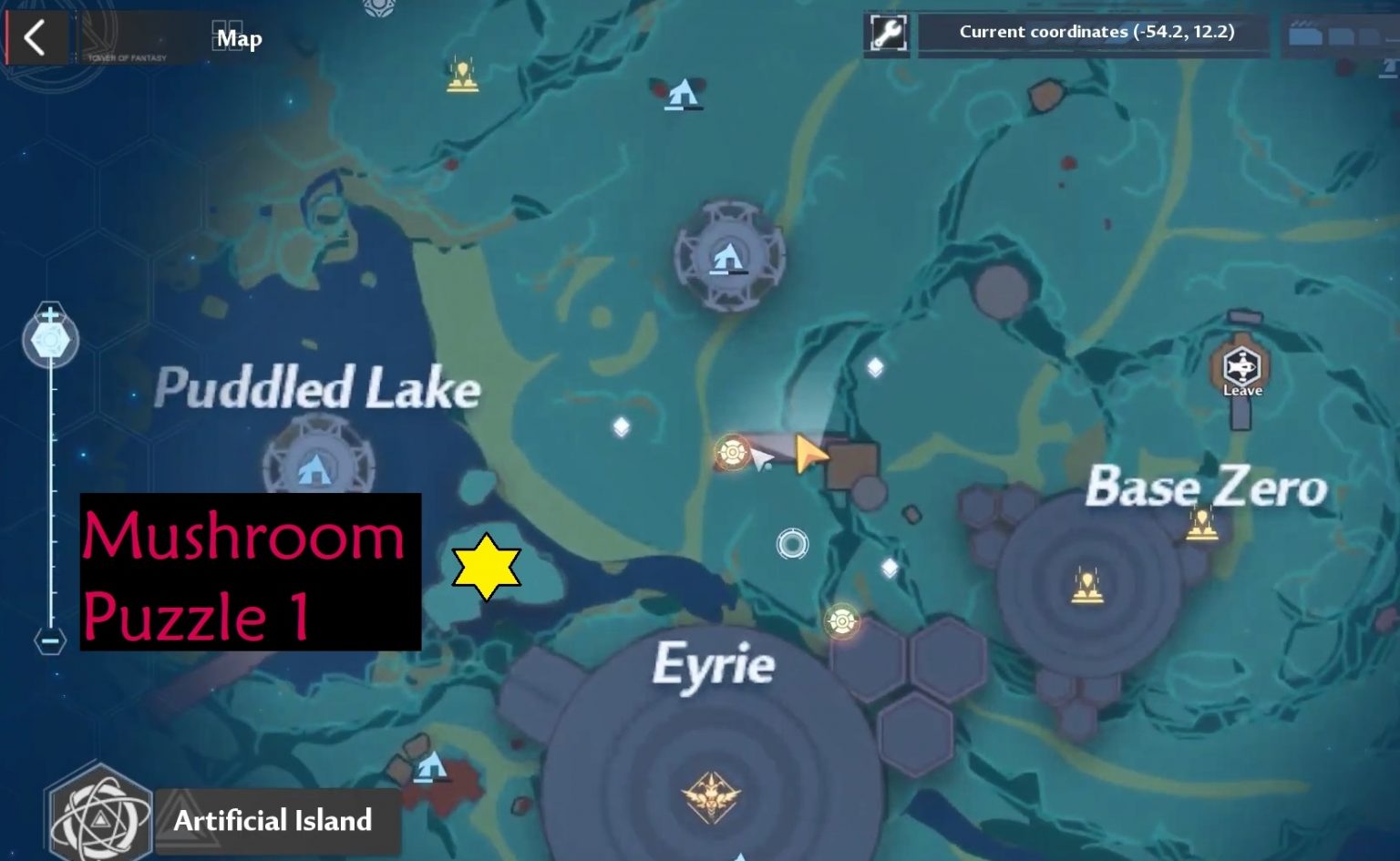 Artificial Island: How to Solve Mushroom Puzzle in Tower of Fantasy ... Artificial Island: How to Solve Mushroom Puzzle in Tower of Fantasy ...