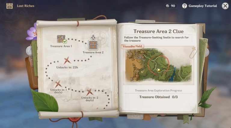 Lost Riches Day 2 | Genshin Impact Sumeru | Treasure Area 2 Clue ...
