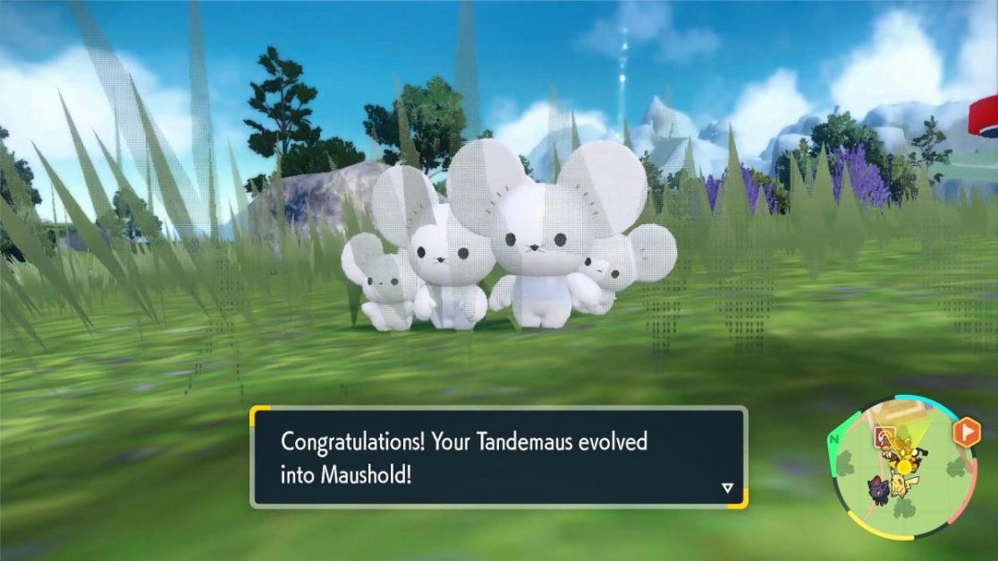 How to Evolve Tandemaus into Maushold | Pokemon Scarlet and Violet ...