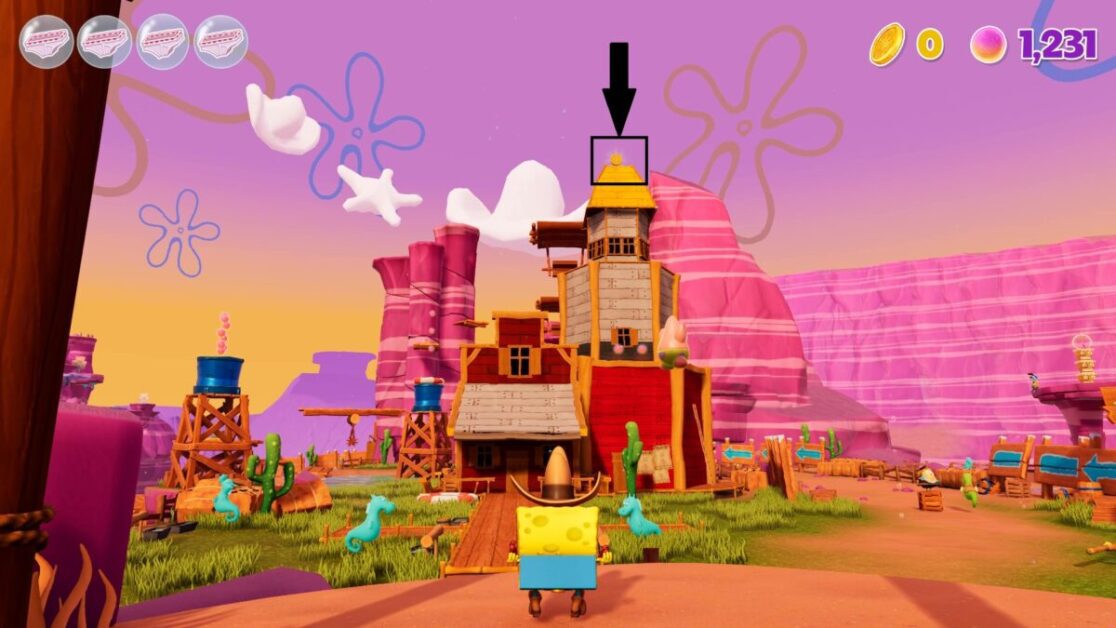 Wild West Jellyfish Fields: All Coin Locations | SpongeBob SquarePants ...