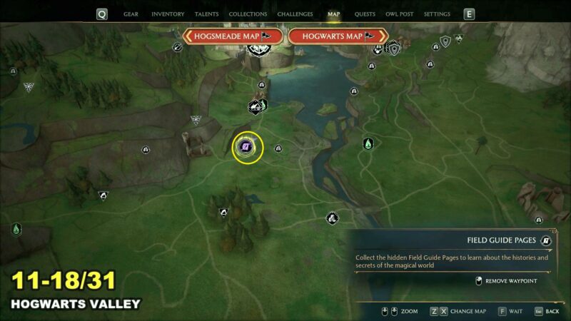 The Highlands: All Field Guide Page Locations | Hogwarts Legacy ...