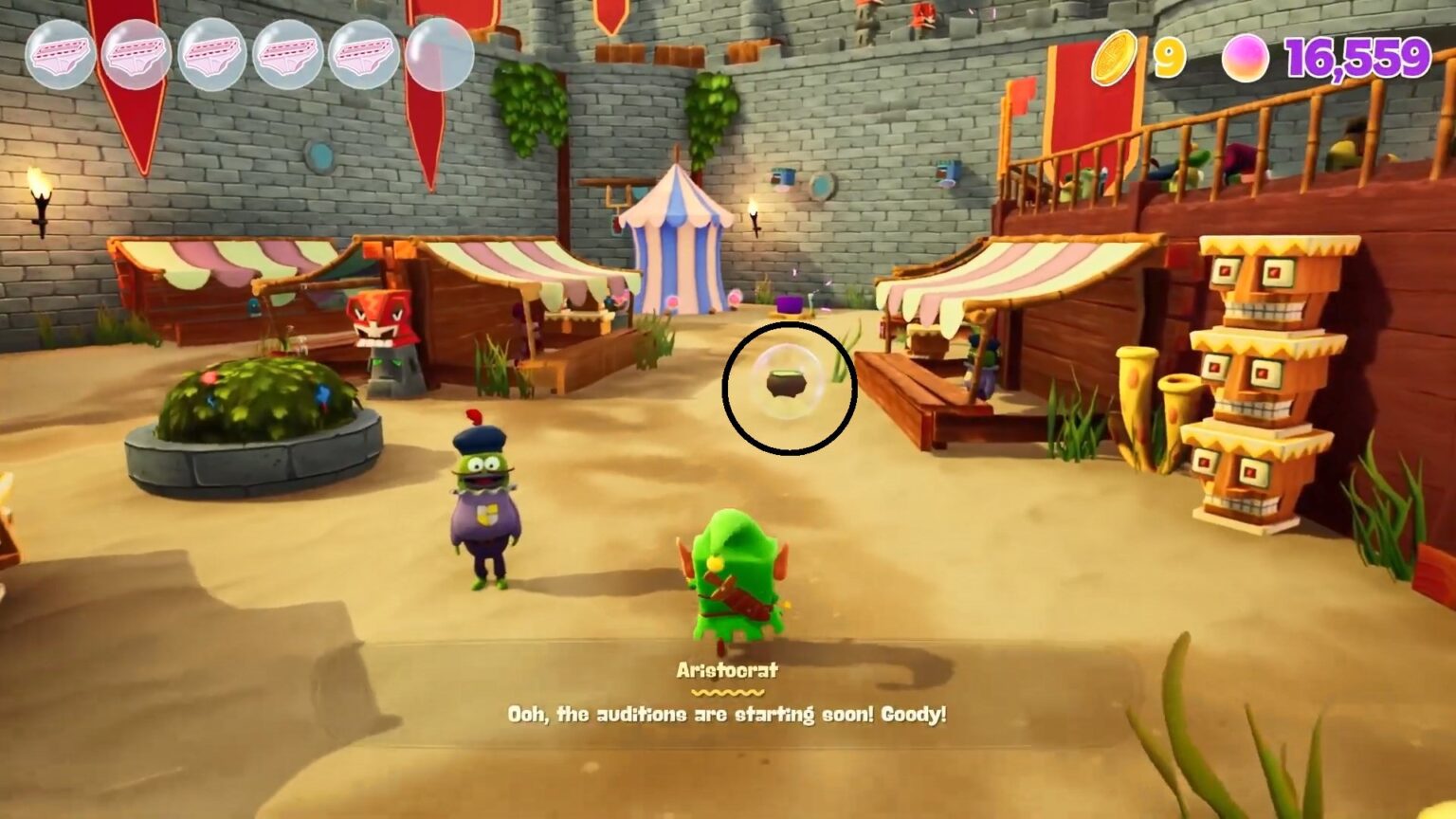 Medieval Sulfur Fields: All Collectibles Location | SpongeBob ...