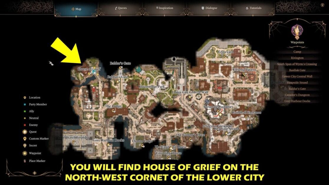 Journey to the House of Grief | Baldur’s Gate 3 (BG3) – GAMERPILLAR