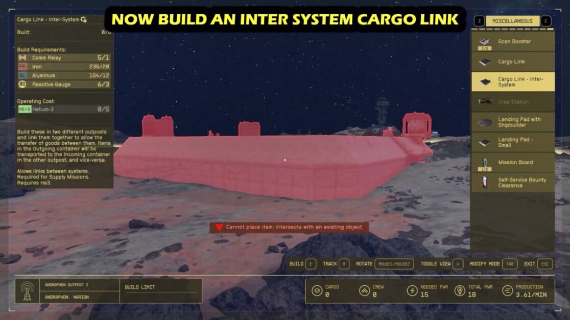 How to Create Inter System Cargo Link | Starfield – GAMERPILLAR How to Create Inter System Cargo Link | Starfield – GAMERPILLAR