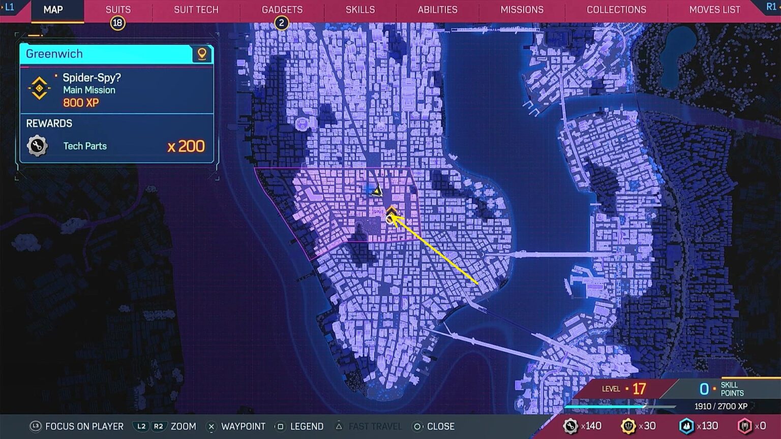 Greenwich: Spider Bots Locations | Spiderman 2 – GAMERPILLAR