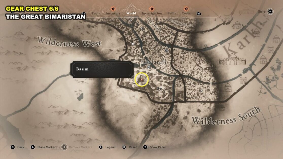 The Great Bimaristan Gear Chest Location | Assassin’s Creed Mirage (AC ...
