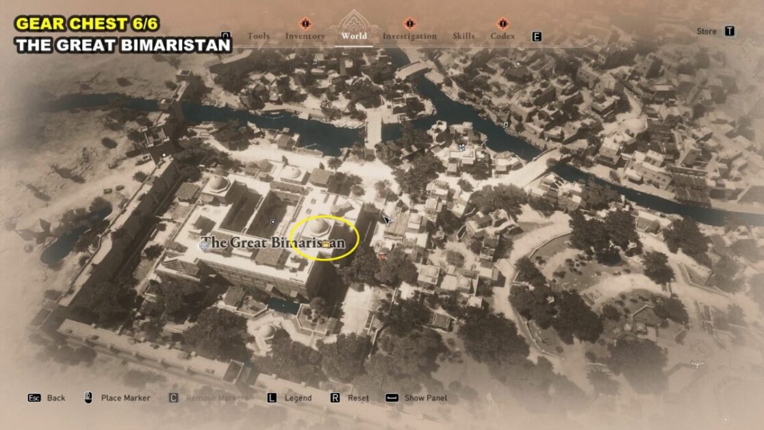 The Great Bimaristan Gear Chest Location | Assassin’s Creed Mirage (AC ...