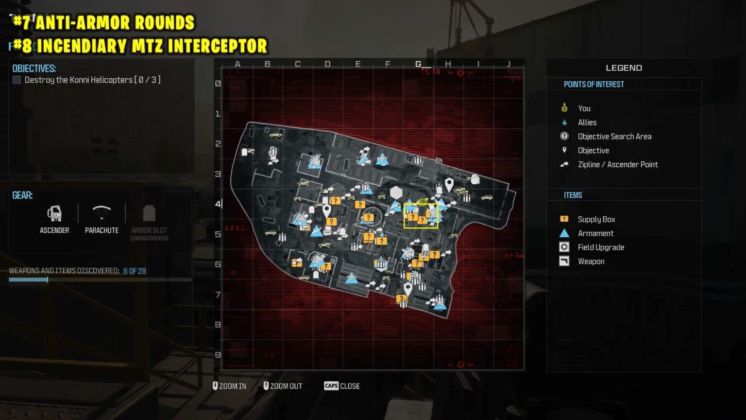 Reactor: All 29 Weapons & Items Locations | Supply Box Collectibles ...