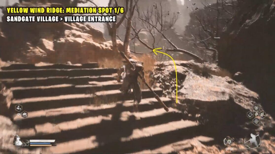 Chapter 2 Yellow Wind Ridge – All 6 Meditation Spots Locations | Black ...