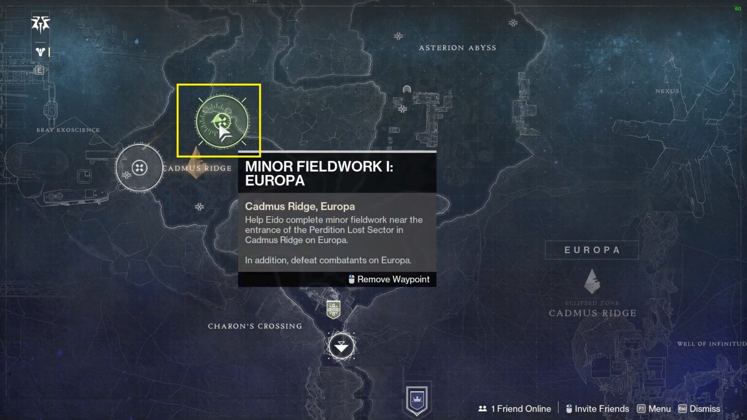 Mysterious object collected Europa Destiny 2 – GAMERPILLAR