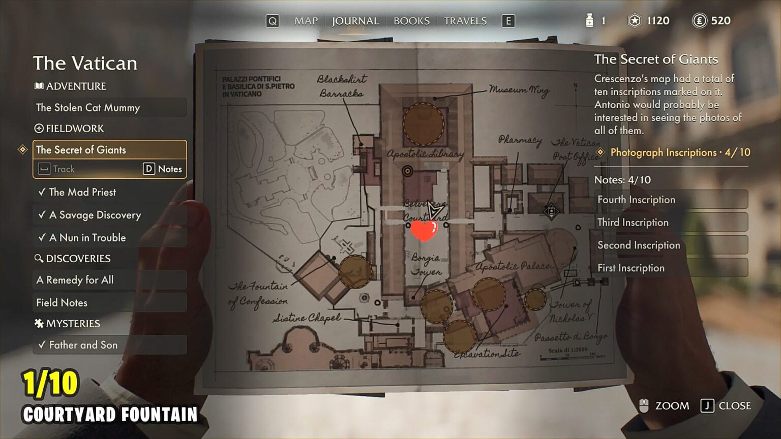 All 10 Inscriptions Locations | The Secret of Giants | Indiana Jones ...