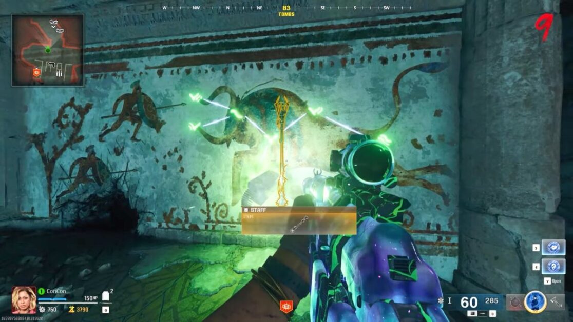 How to get the STAFF OF ICE Wonder Weapon on The Tomb Map | Call Of ...