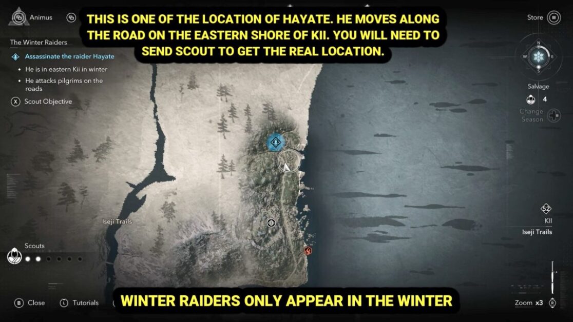 The Winter Raiders: All Target Locations | Assassin’s Creed Shadows ...