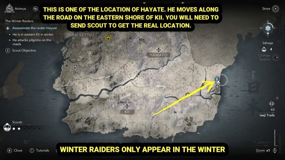 The Winter Raiders: All Target Locations | Assassin’s Creed Shadows ...