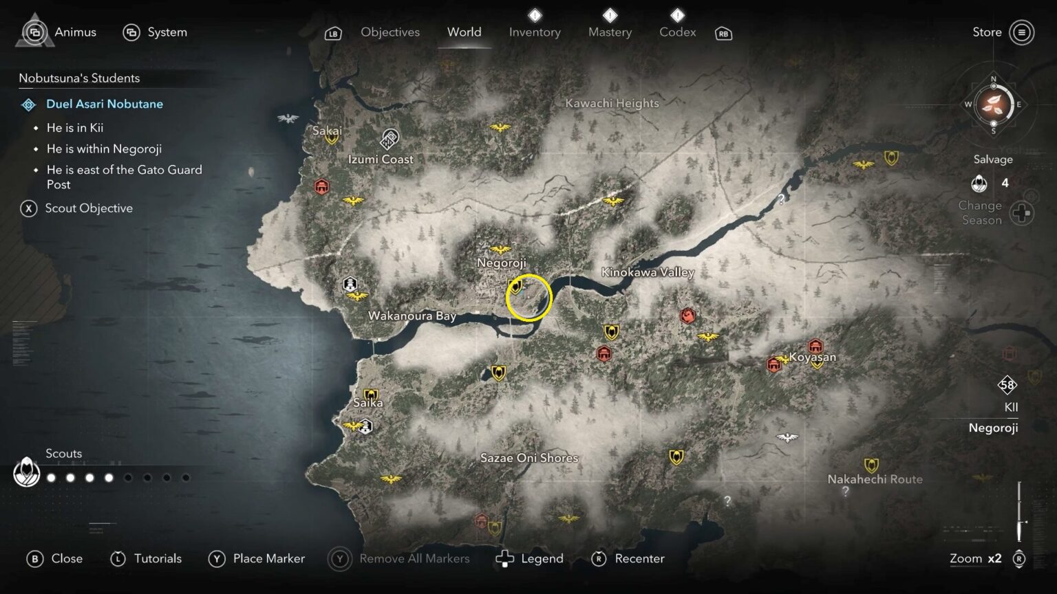 Nobutsuna’s Students: All Targets Locations | Assassin’s Creed Shadows ...