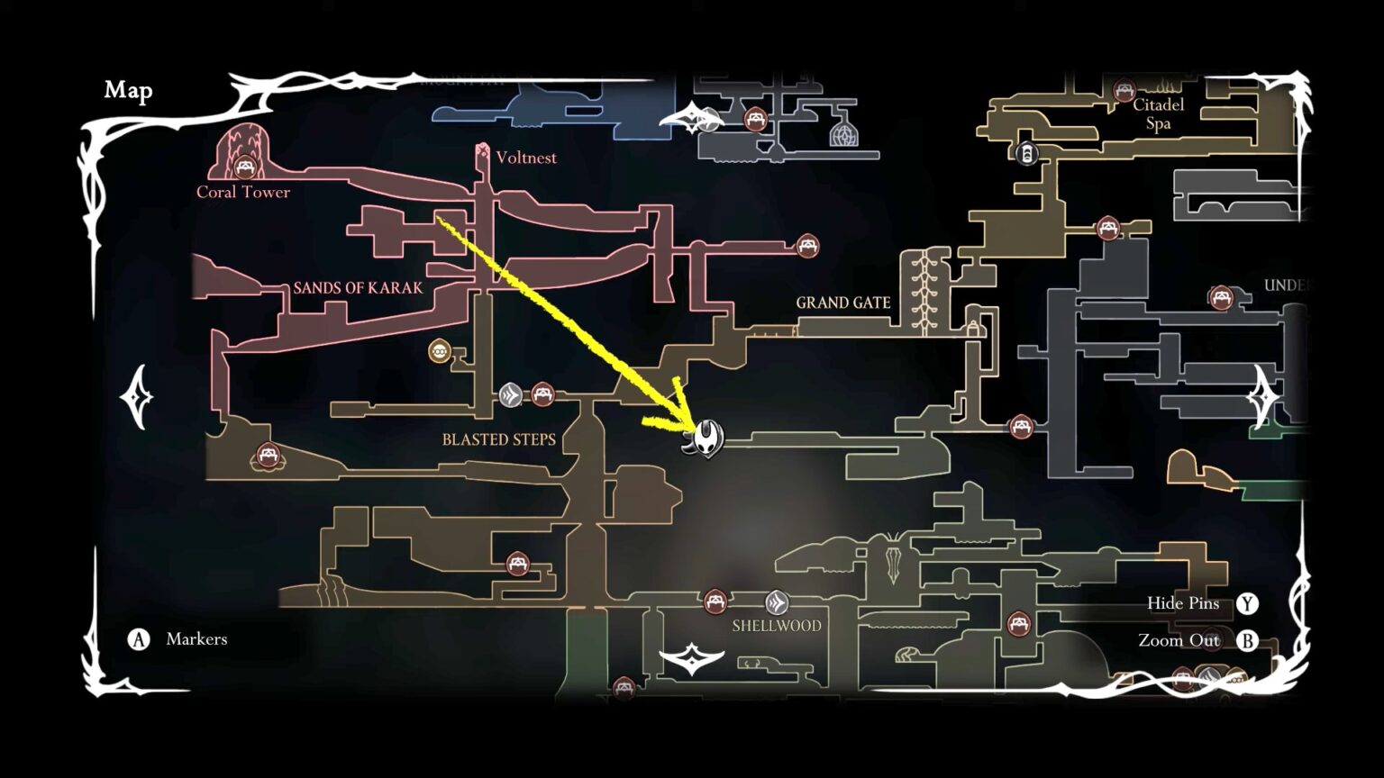 How to get Heart of the Woods (The Old Hearts Quest) | Hollow Knight ...