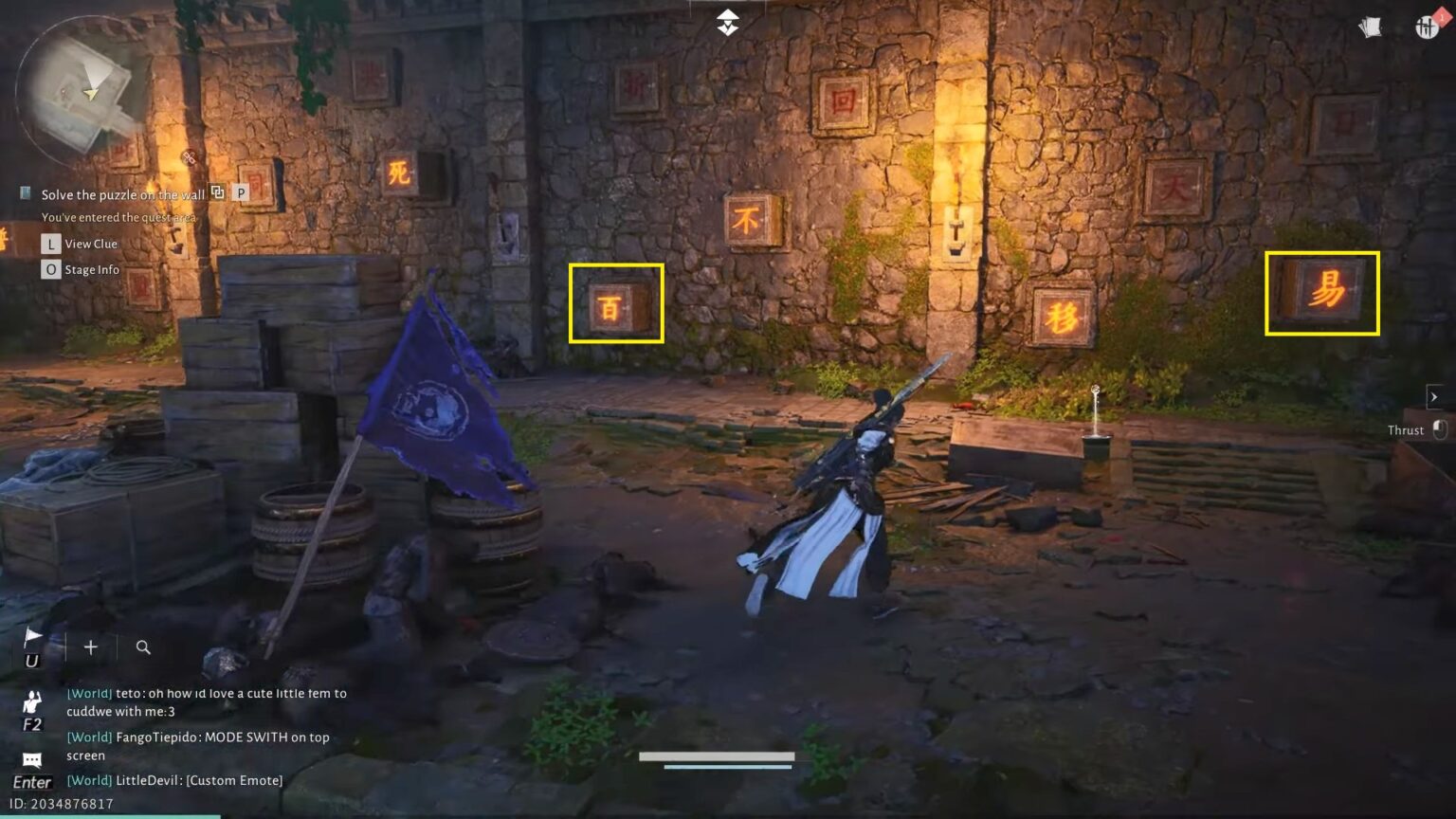 Solve the puzzle on the wall – Echoes of Old Battles Quest | Where ...